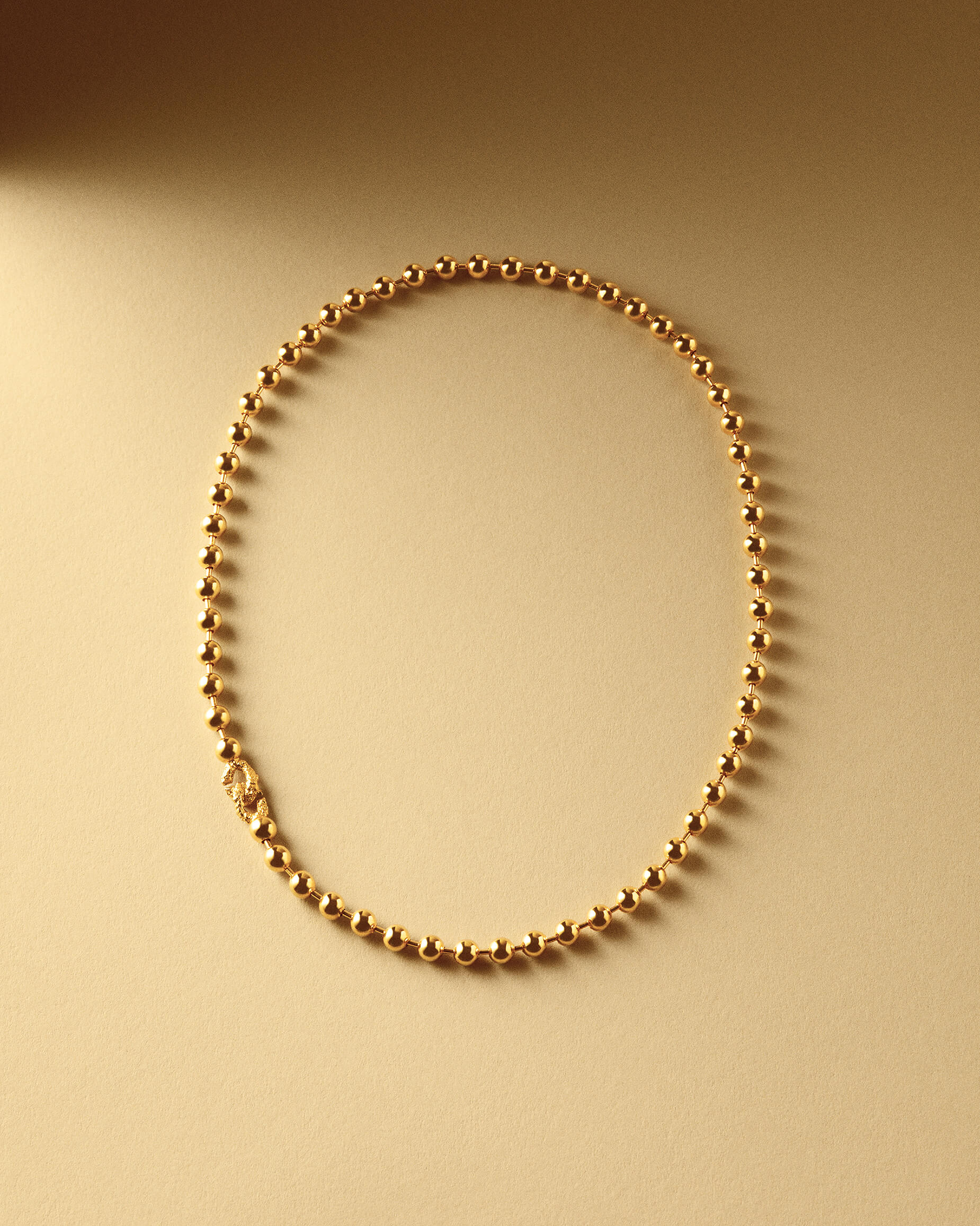 Mini Sphere Necklace Gold