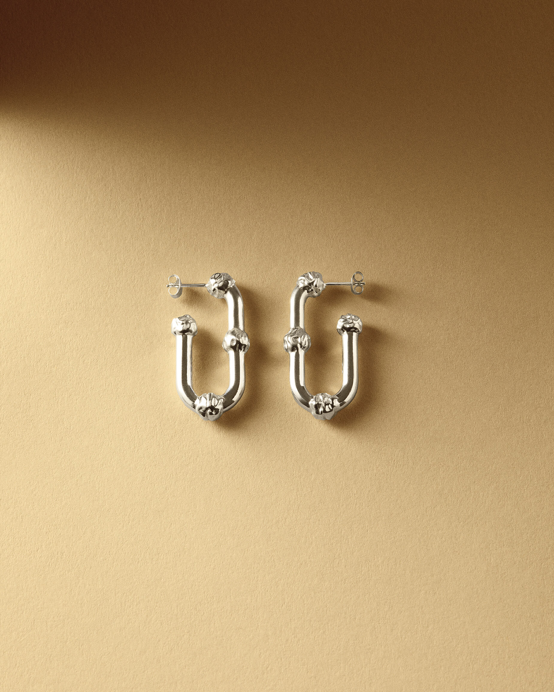 Pipe Earrings Silver | Nootka Jewelry