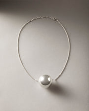 Sphere Necklace Silver