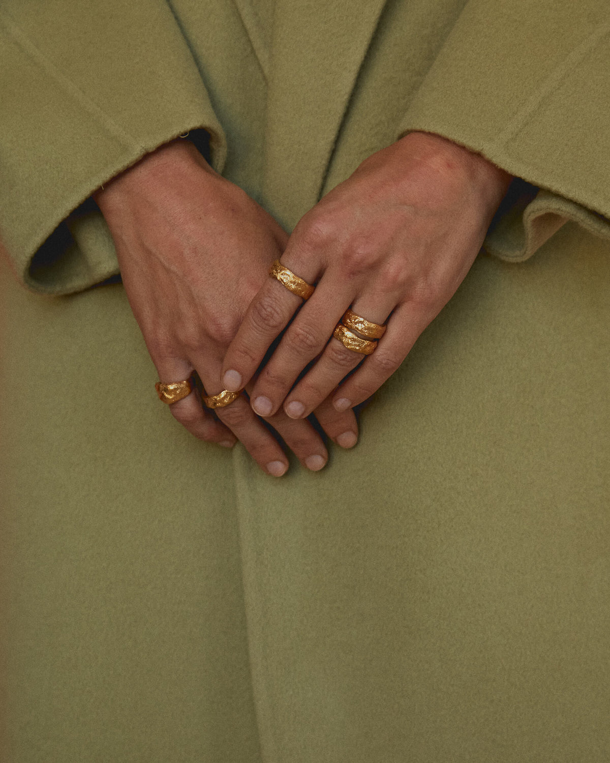 Chunky Ring Gold - Handmade Rings | Nootka Jewelry