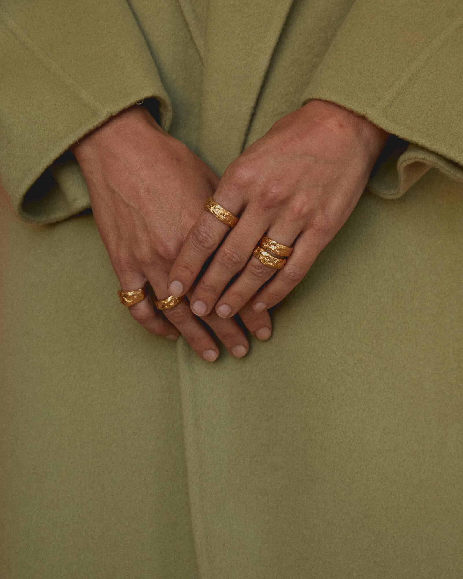 Chunky Ring Gold - Handmade Rings | Nootka Jewelry